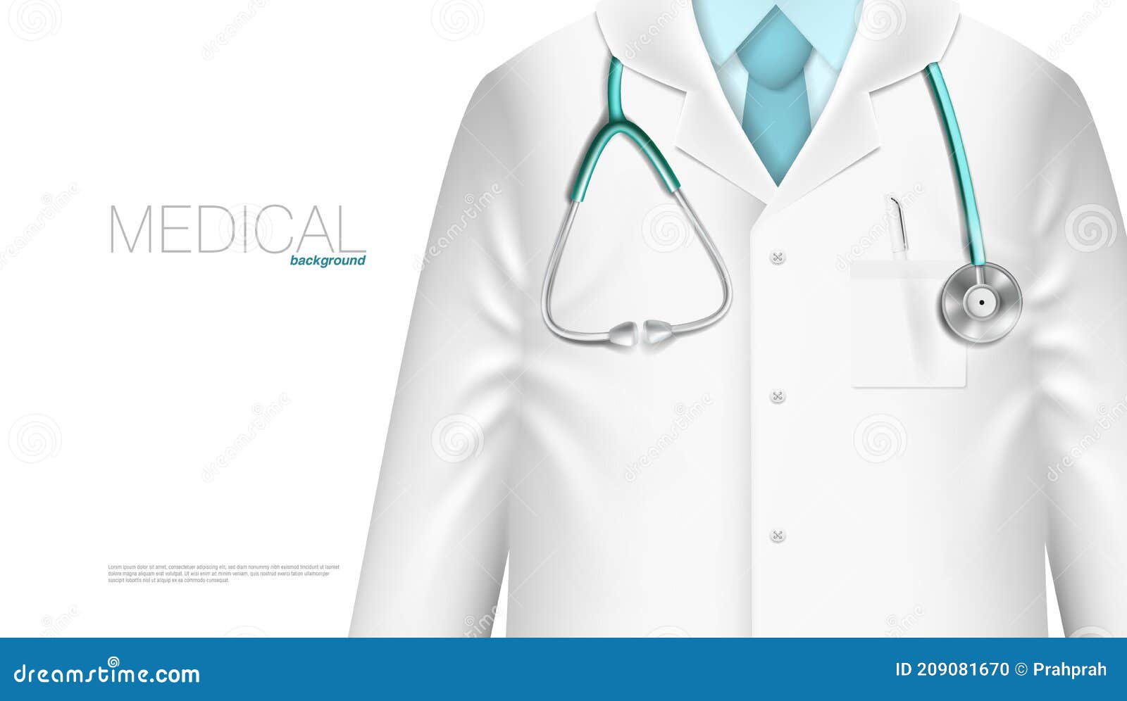 Abstract Doctor Close Up In Hospital Gown Lab Coat Uniforms With ...