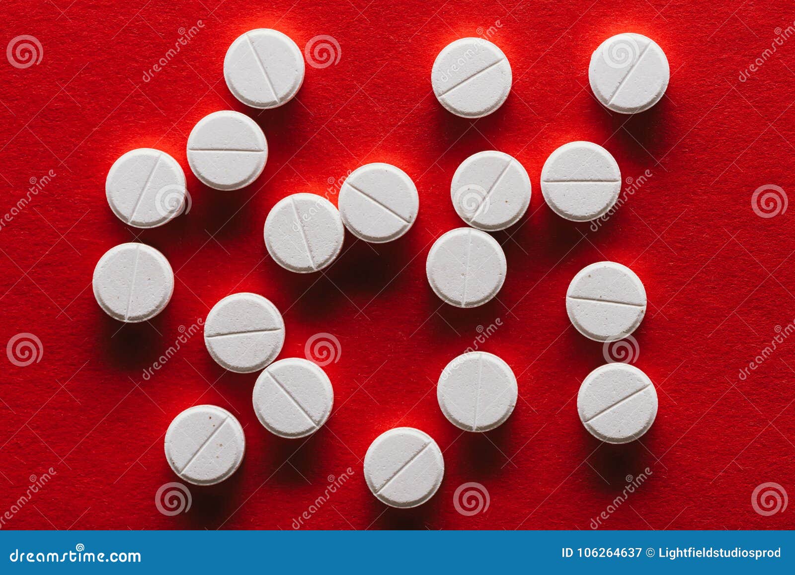 White medical tablets stock image. Image of treatment - 106264637