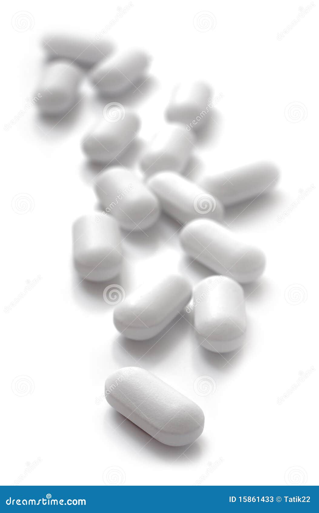 White Medical Tablets Over White Stock Image - Image of medical, tablet ...