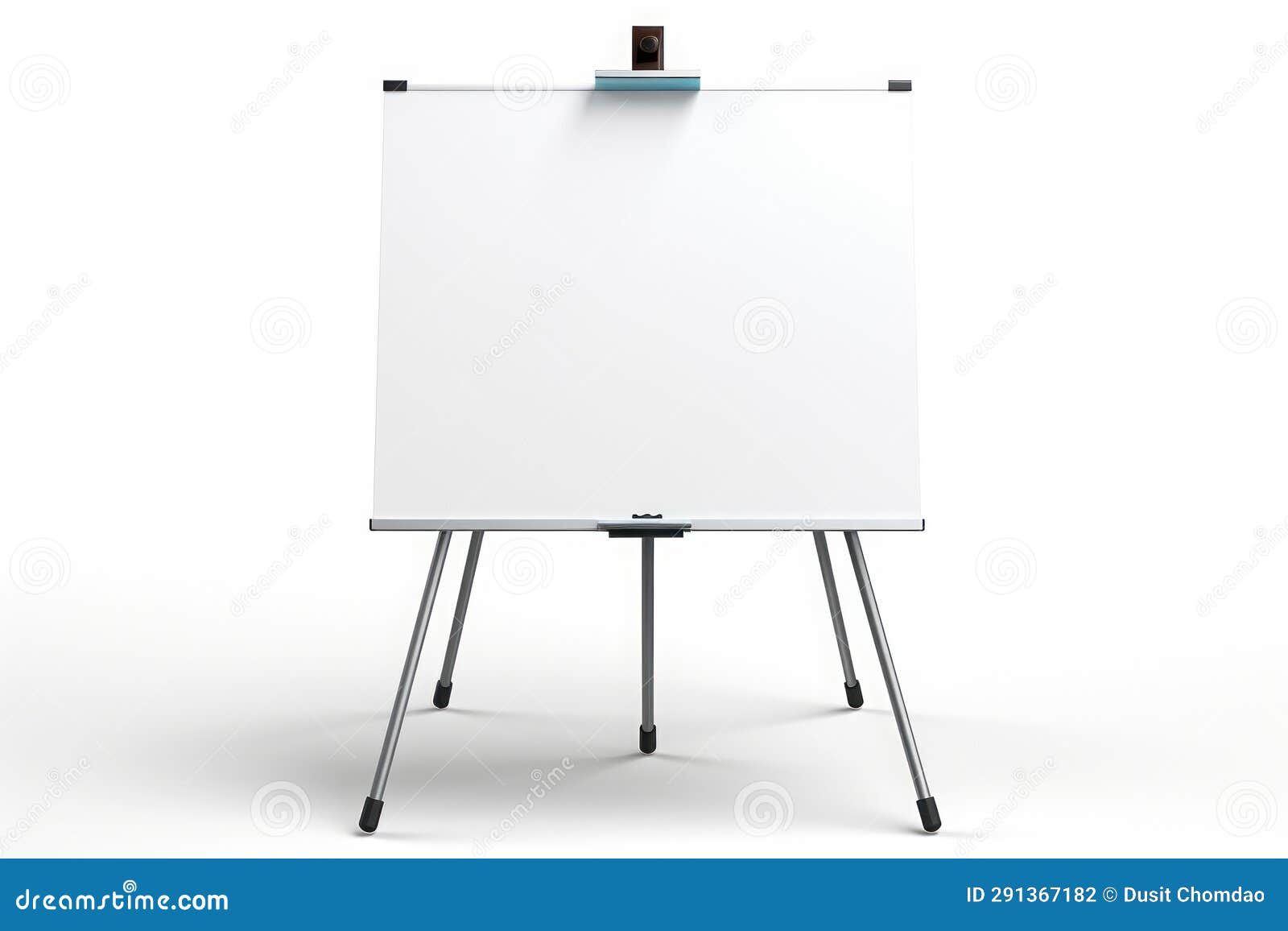 White Meeting White Board Stand. Generative AI Stock Illustration ...