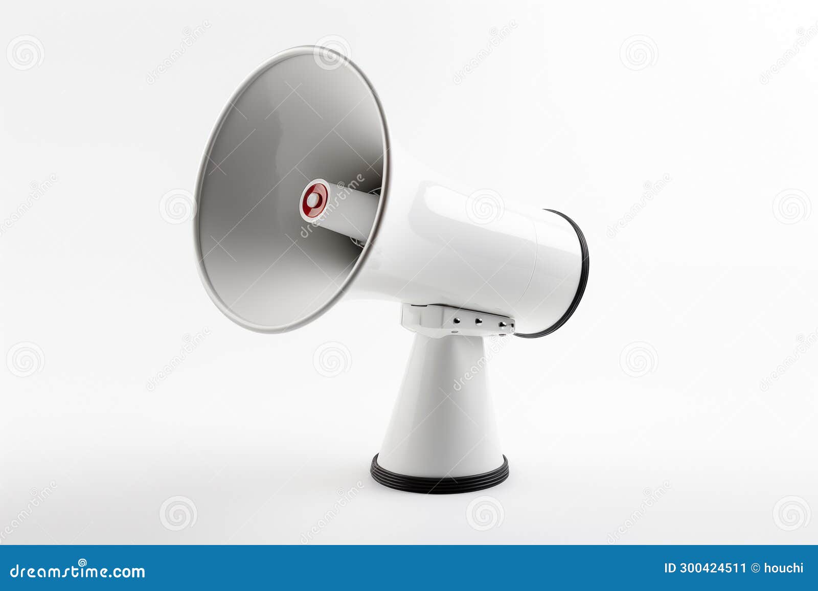 White Megaphone Elegance stock illustration. Illustration of design ...
