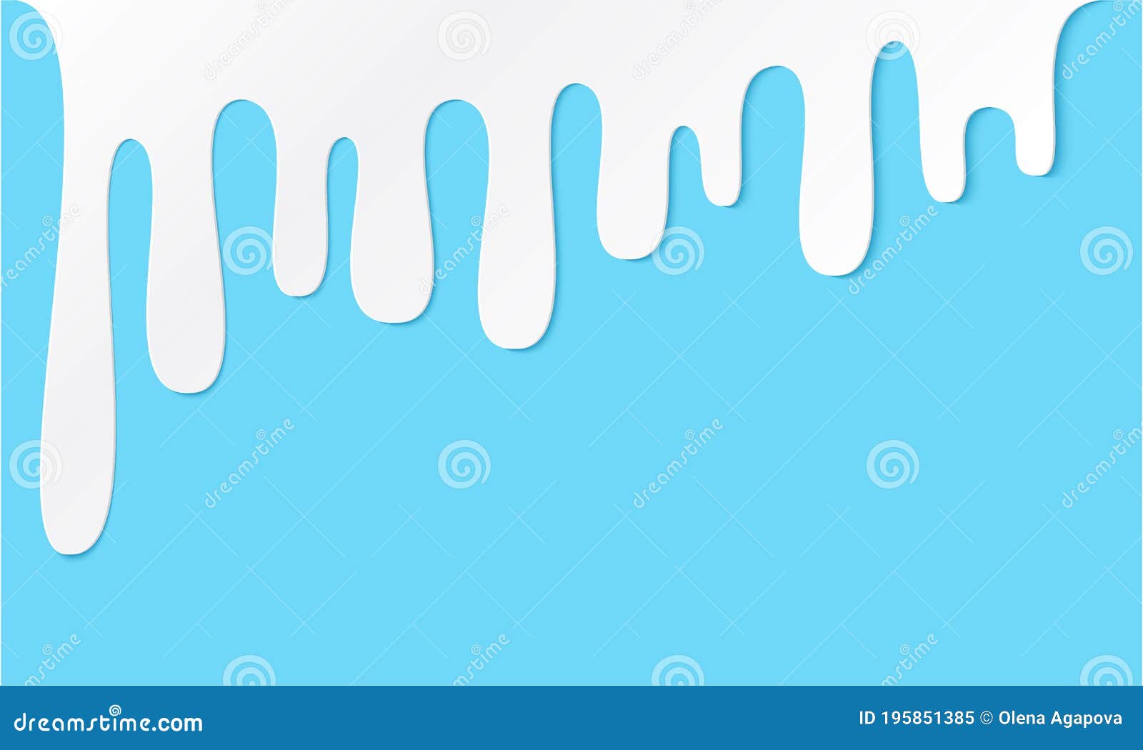 White Melt Drips or Liquid Sauce and Milk Drops. White Liquid or Melted ...