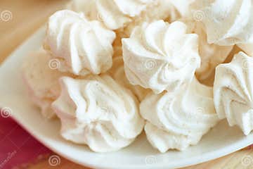 White meringue stock photo. Image of pastries, snack - 26079628