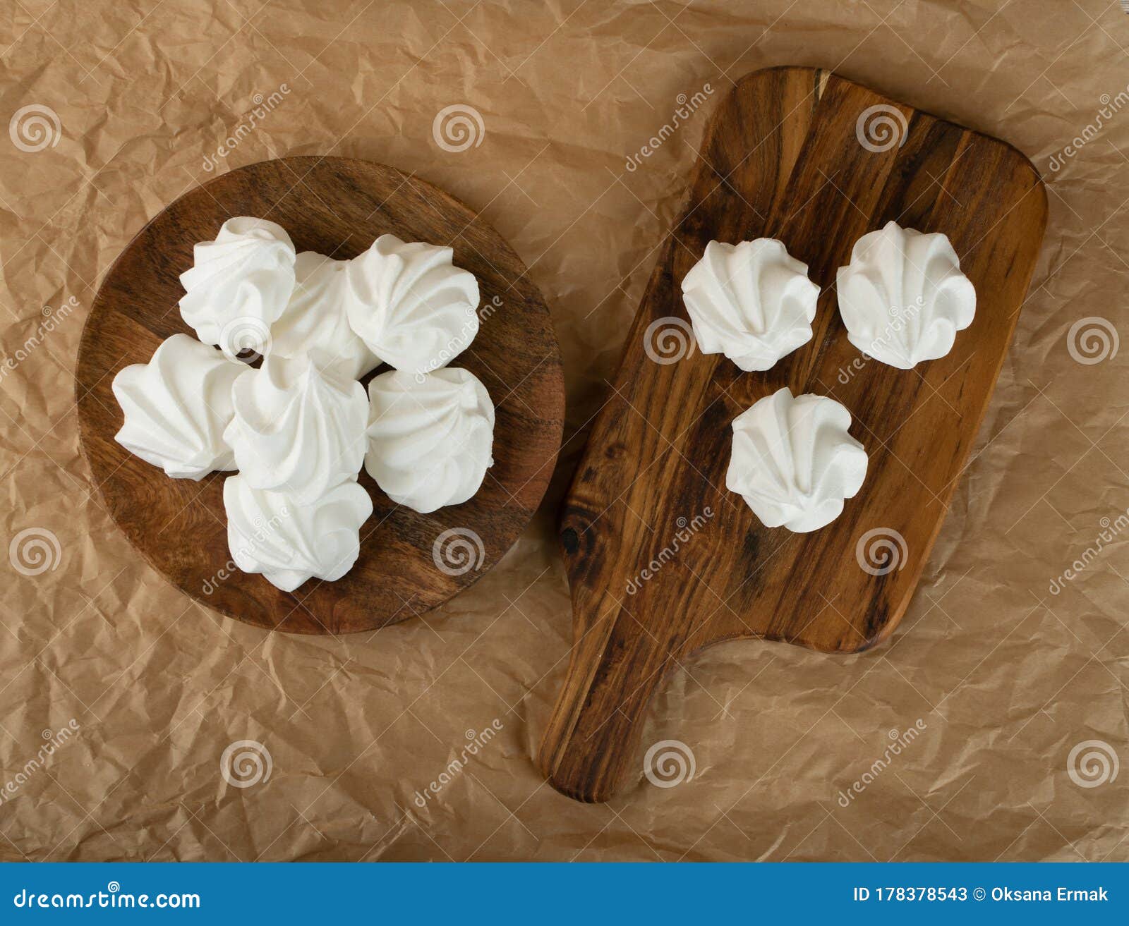White Meringue Cookies Made From Whipped Egg Whites Stock Image Image Of Breakfast Meringues