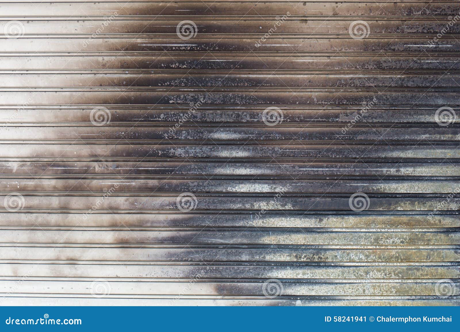 White Metal Backdrop with Fire Burn Scorch Mark Stock Image - Image of ...