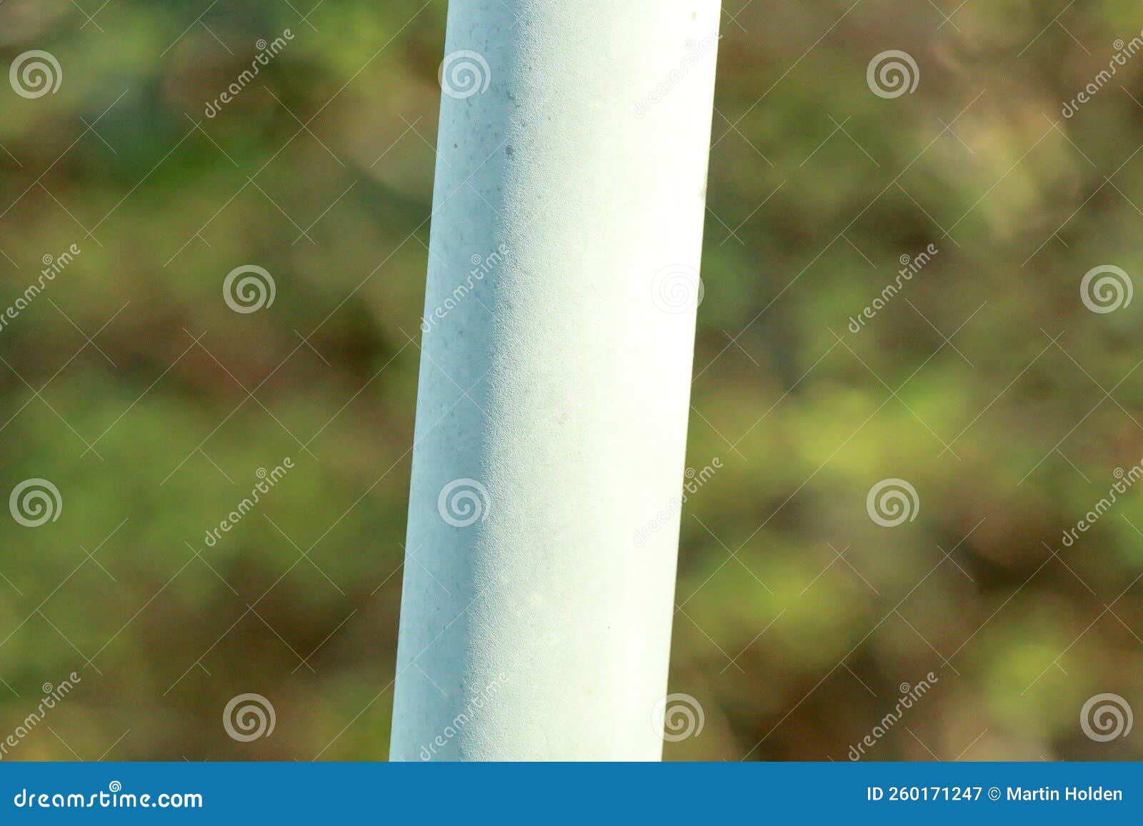White metal pole stock image. Image of post, metal, object - 260171247