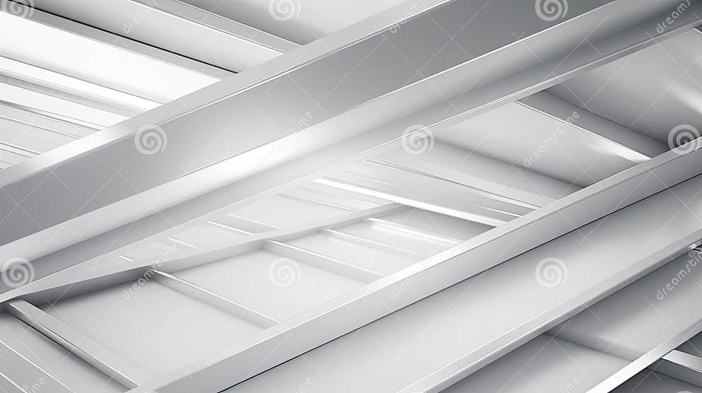 White Metal Structure Background Texture, Ai Generated Stock ...