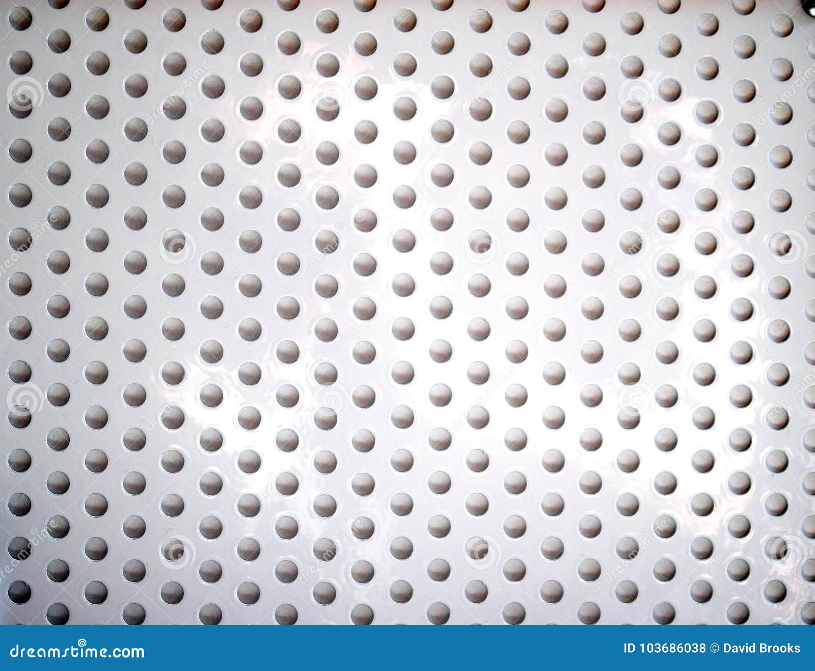 White Metal Surface with Round Holes Stock Photo - Image of round, iron ...