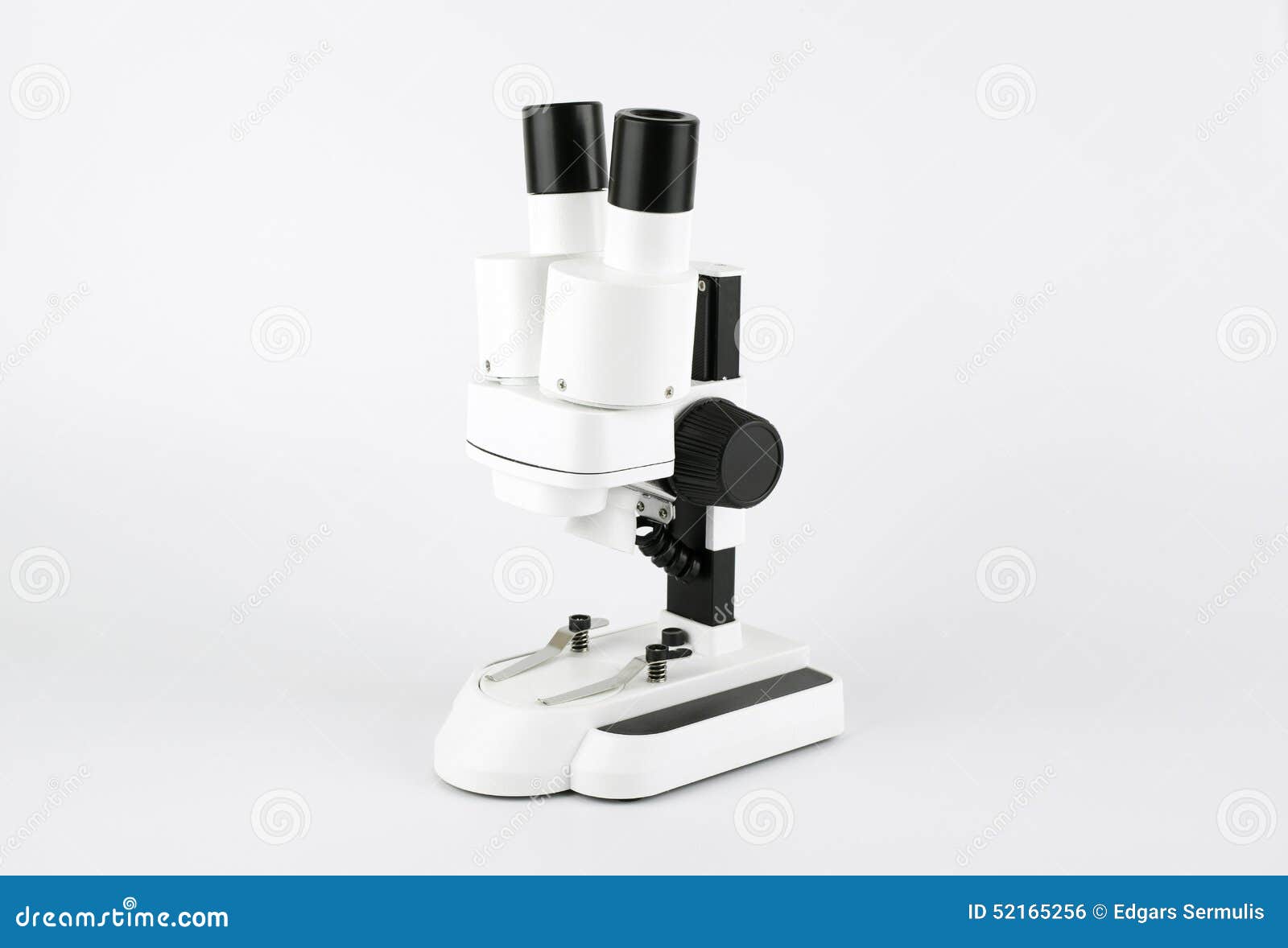 White Microscope Isolated On White Background Stock Photo - Image of ...