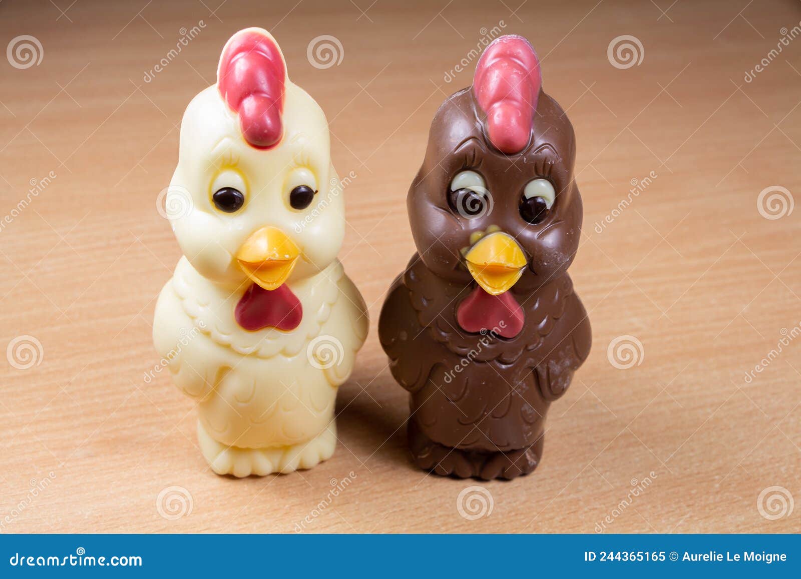 White and Milk Chocolate Chicken Stock Image - Image of tradition ...