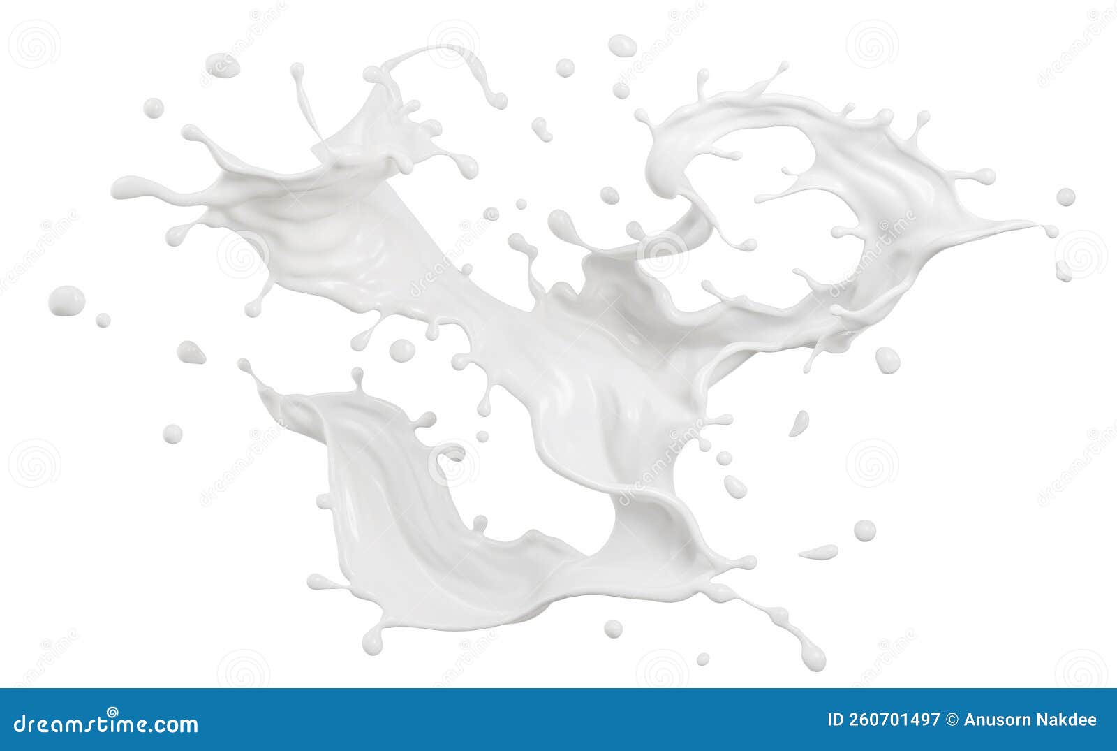 White Milk Splash Isolated on Background Stock Illustration ...
