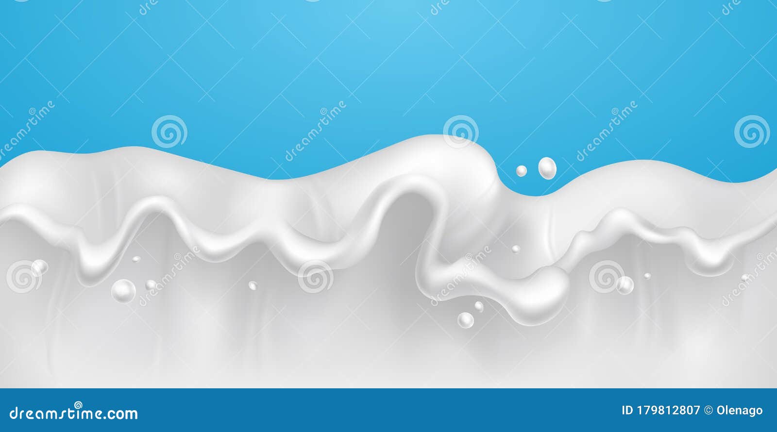 White Milk Splash Seamless Pattern Stock Vector - Illustration of drip ...