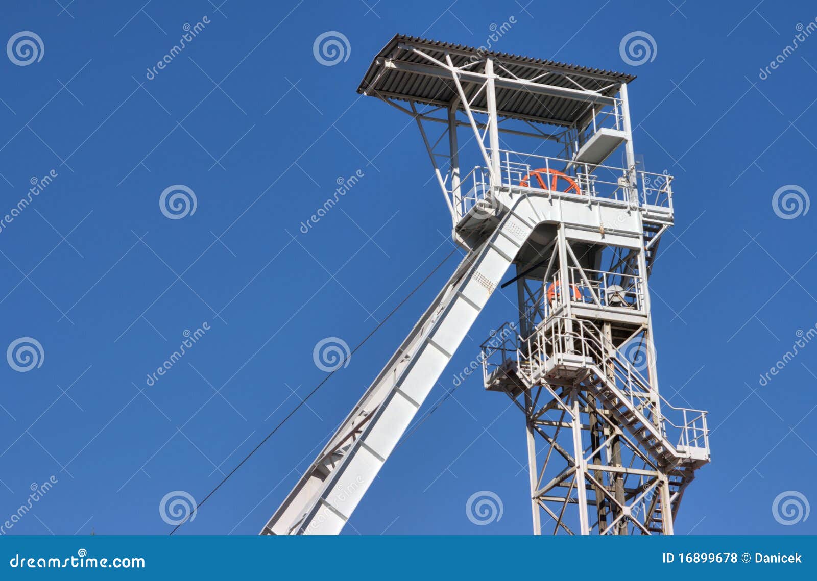 White mine tower stock photo. Image of horizontal, clear - 16899678