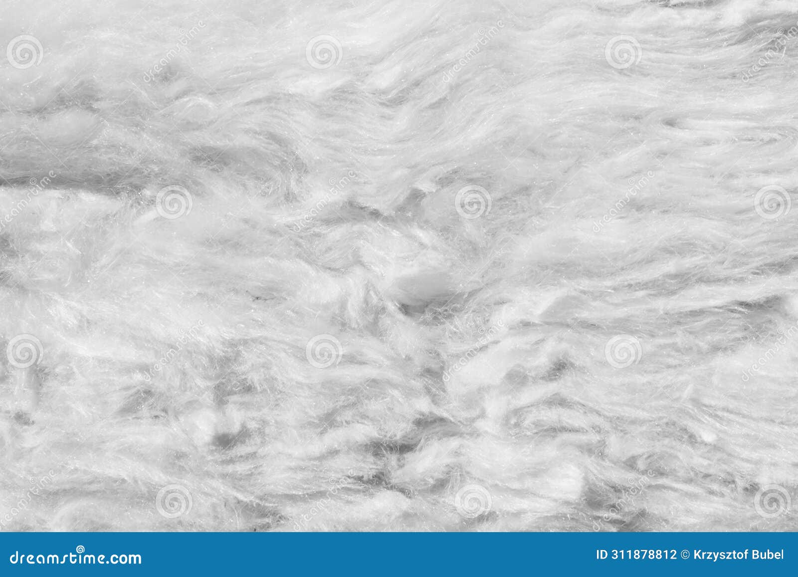 White Mineral Wool with a Visible Texture Stock Photo - Image of rock ...