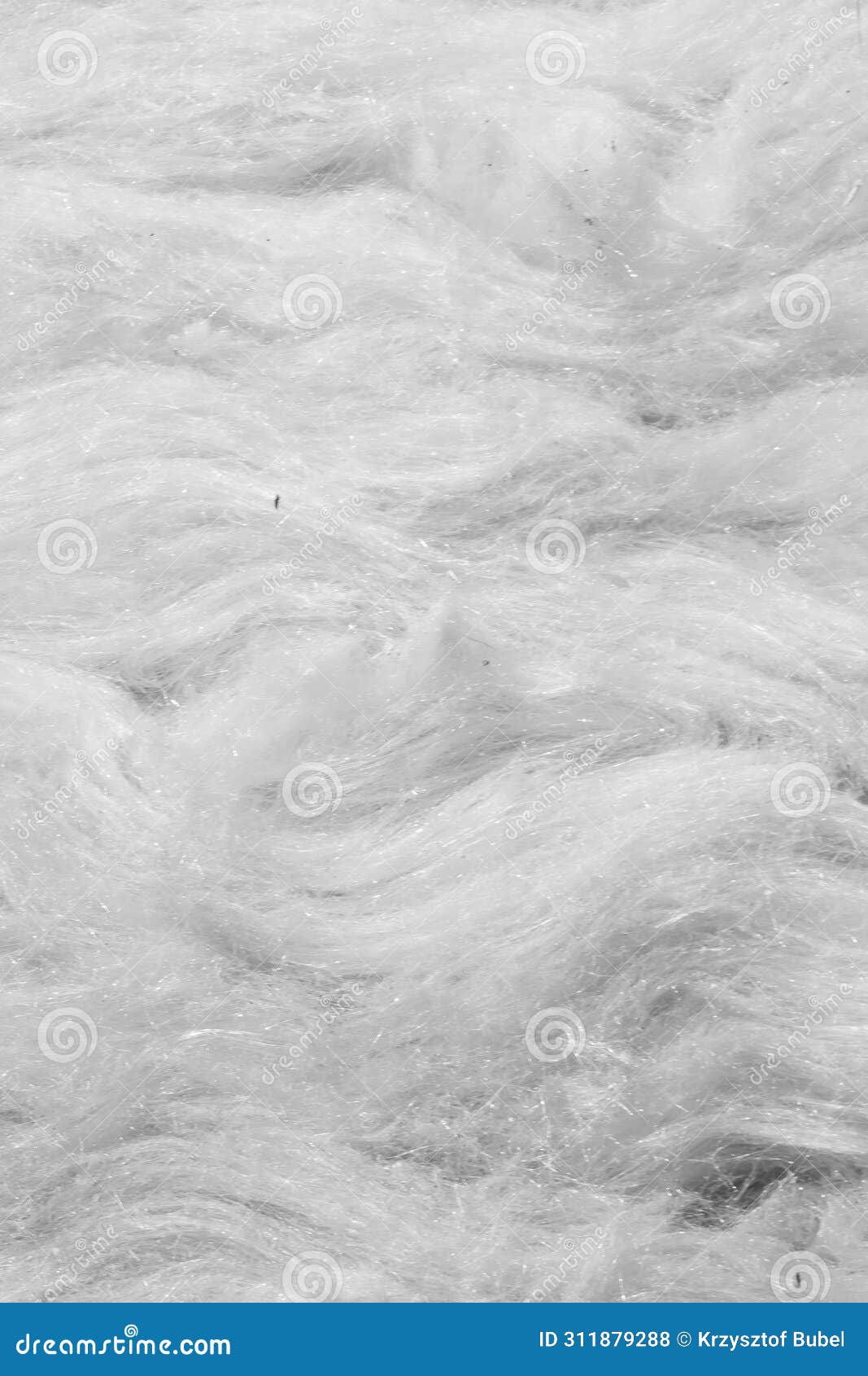 White Mineral Wool with a Visible Texture Stock Photo - Image of white ...