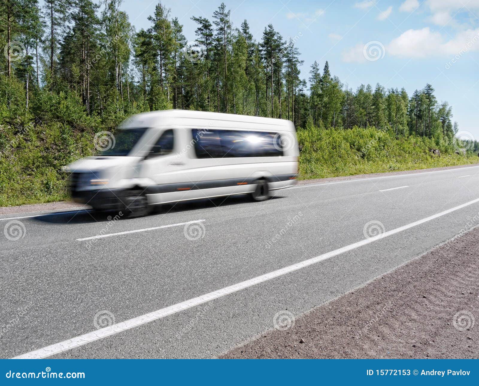 White Mini Truck Renault Trafic Side View Isolated On White Royalty ...