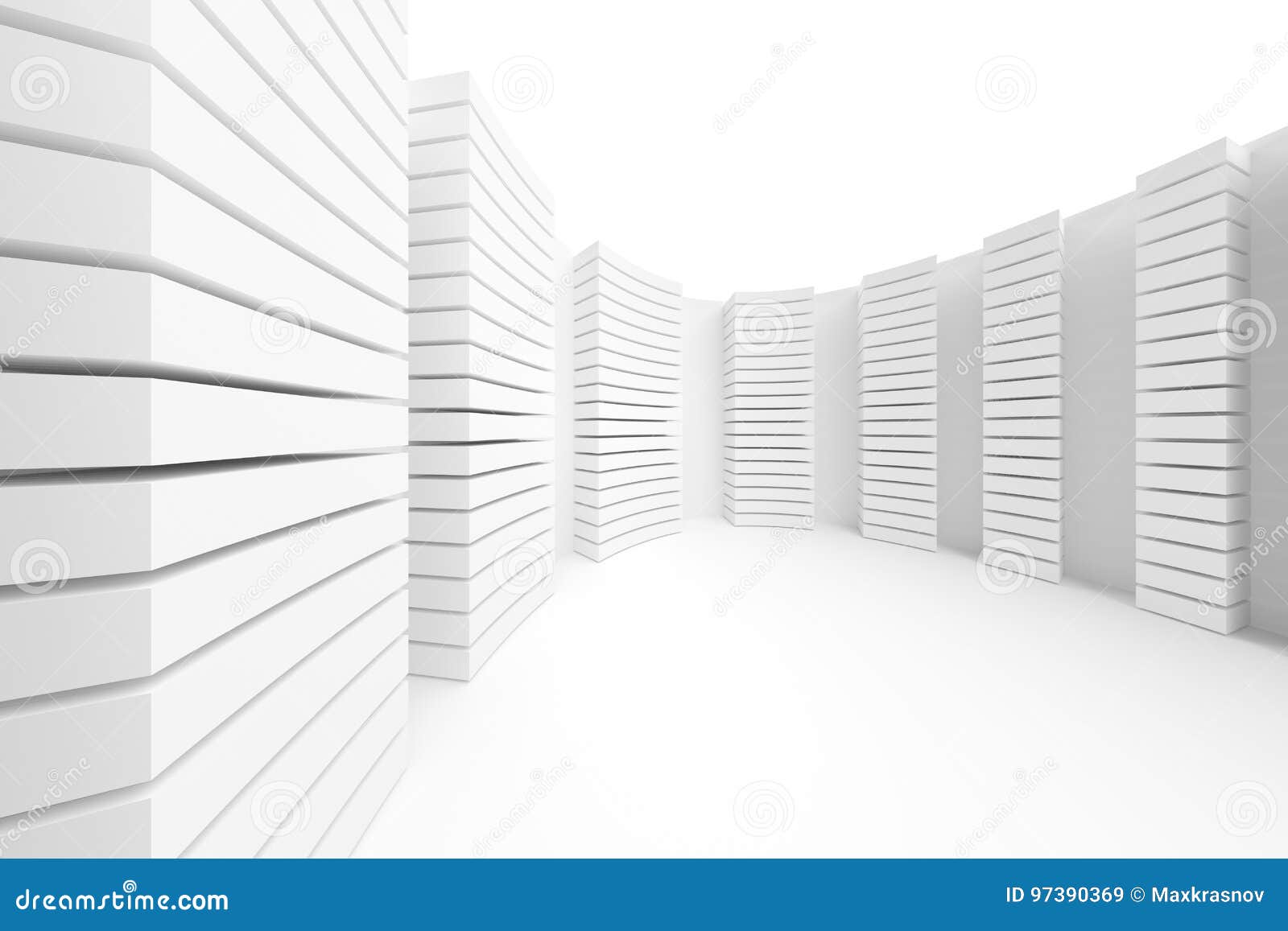 White Minimal Technology Design Stock Illustration - Illustration of ...
