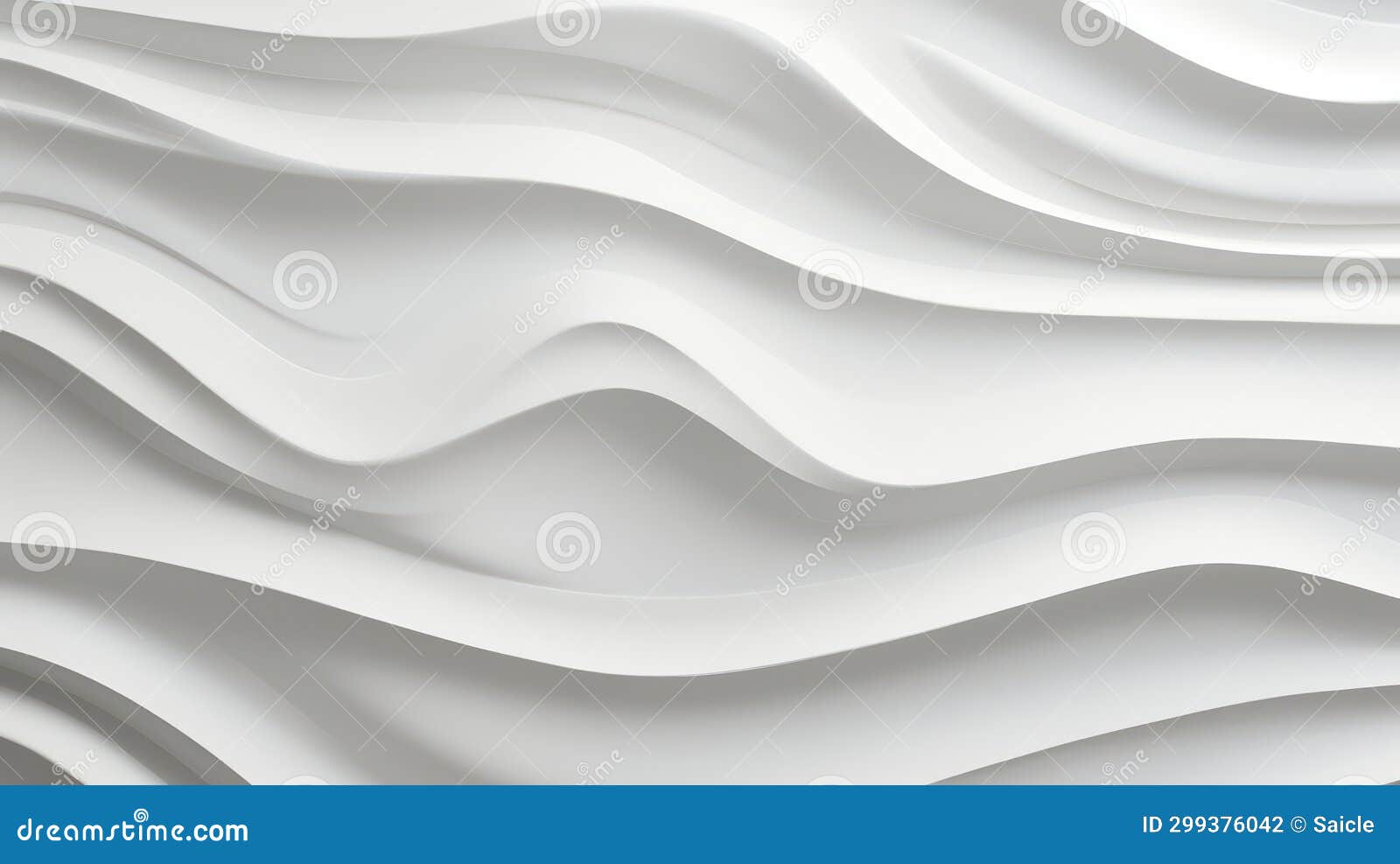 White Minimalistic Waves Abstract Background. Generative AI Stock ...