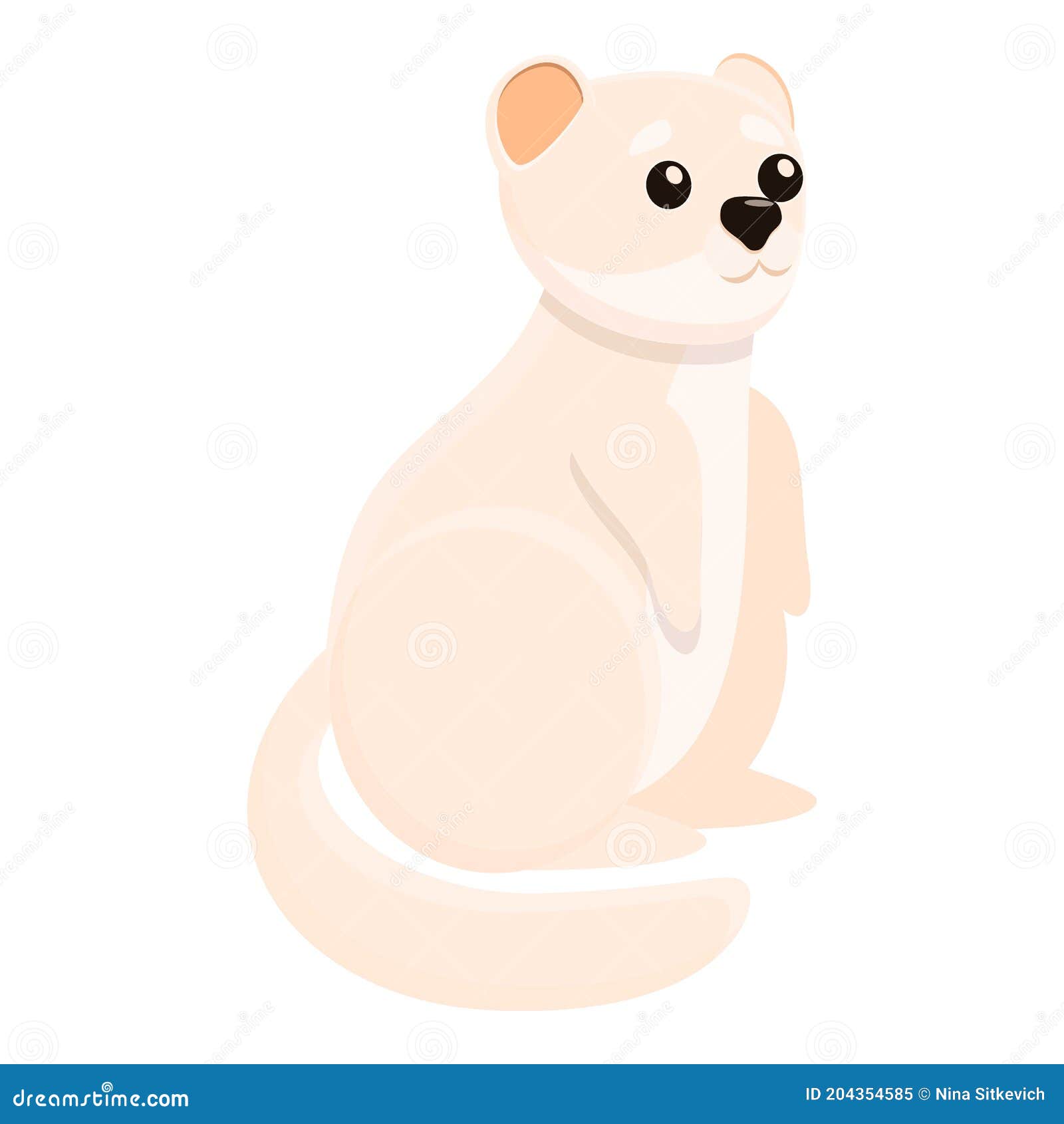 Mink Icon. Trendy Mink Logo Concept On White Background From Animals ...
