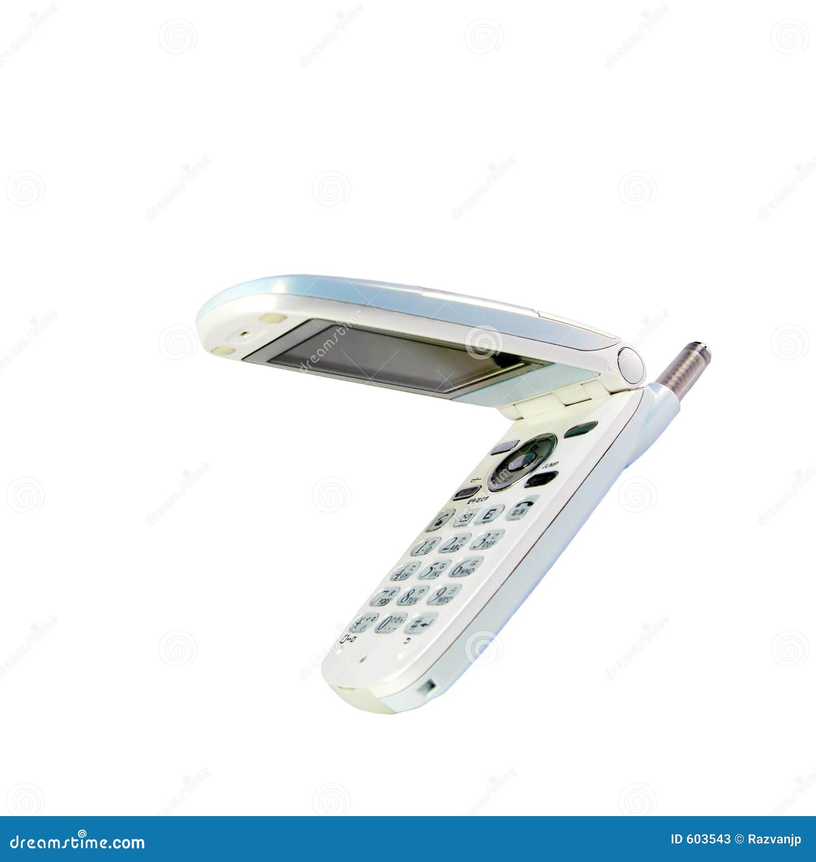 White mobile phone stock image. Image of modern, keyboard - 603543