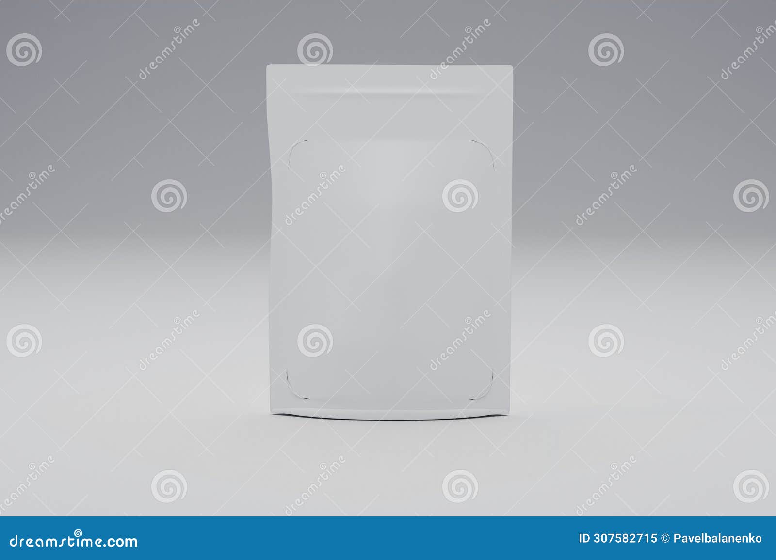 White Mockup Bag of Supplements Stock Illustration - Illustration of ...