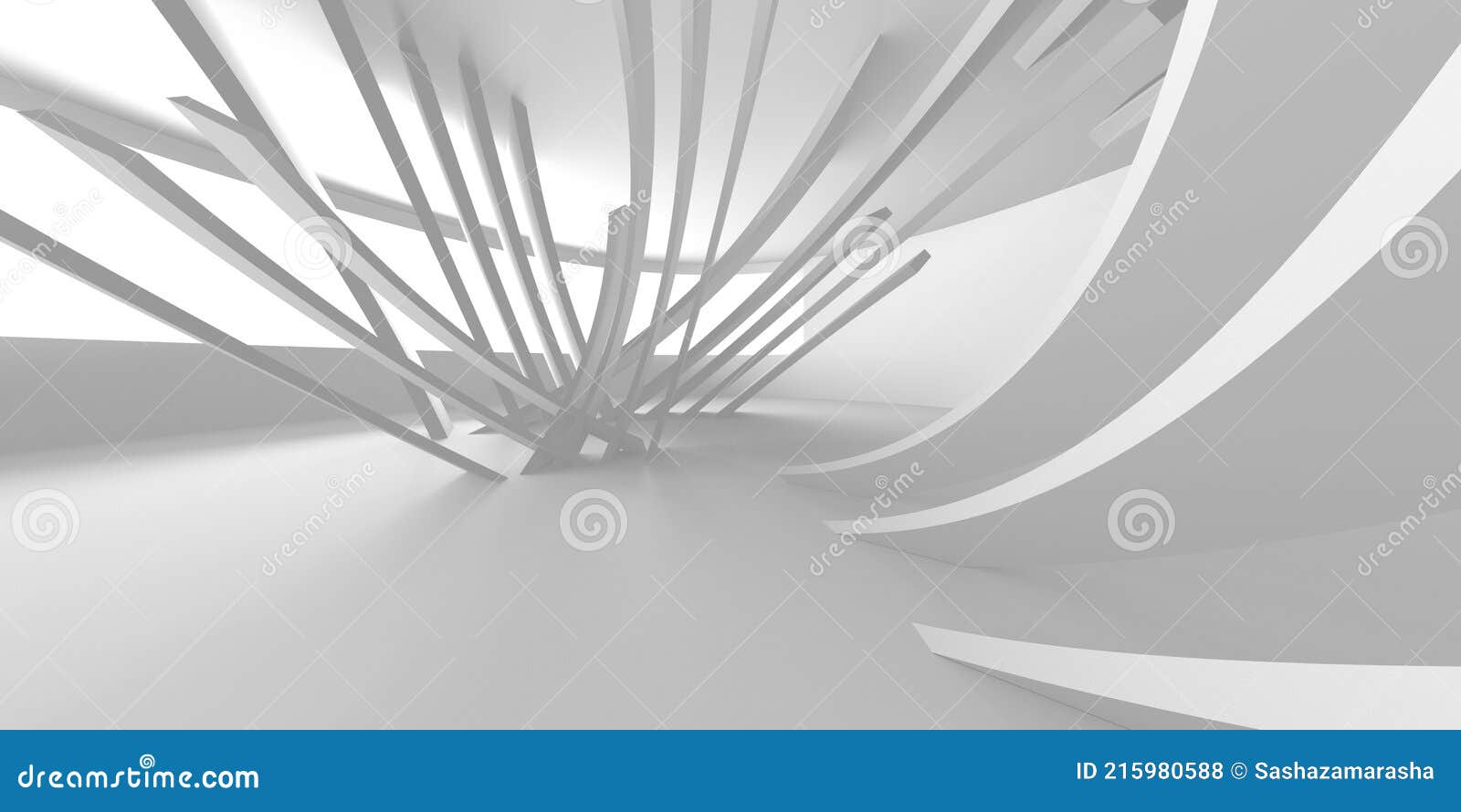 White Modern Background. Abstract Building Concept Stock Illustration ...