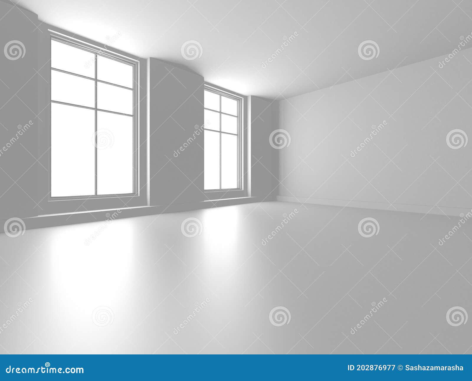 White Modern Background. Abstract Room Concept Stock Illustration ...