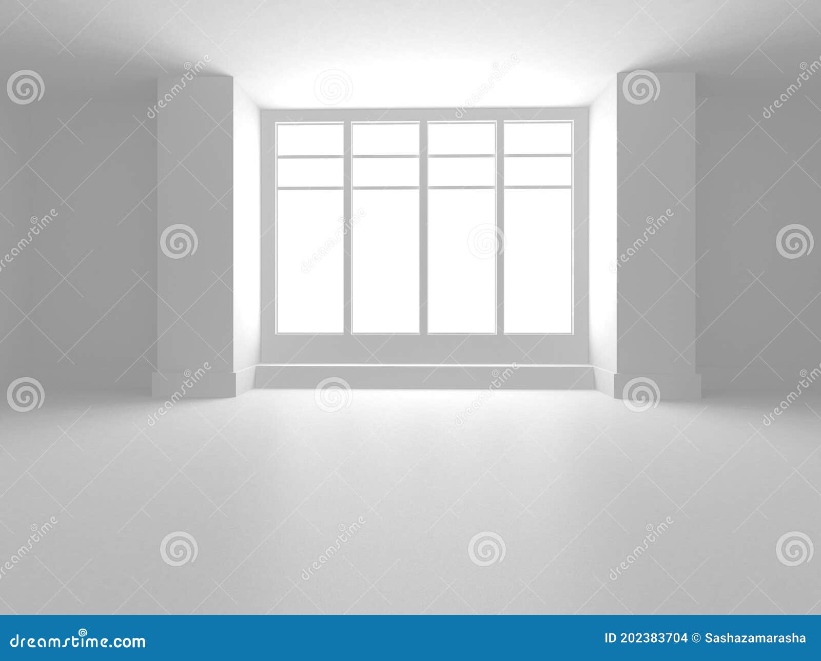 White Modern Background. Abstract Room Interior Concept Stock ...
