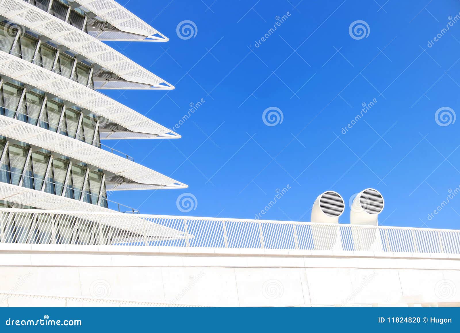 White modern building stock photo. Image of background - 11824820