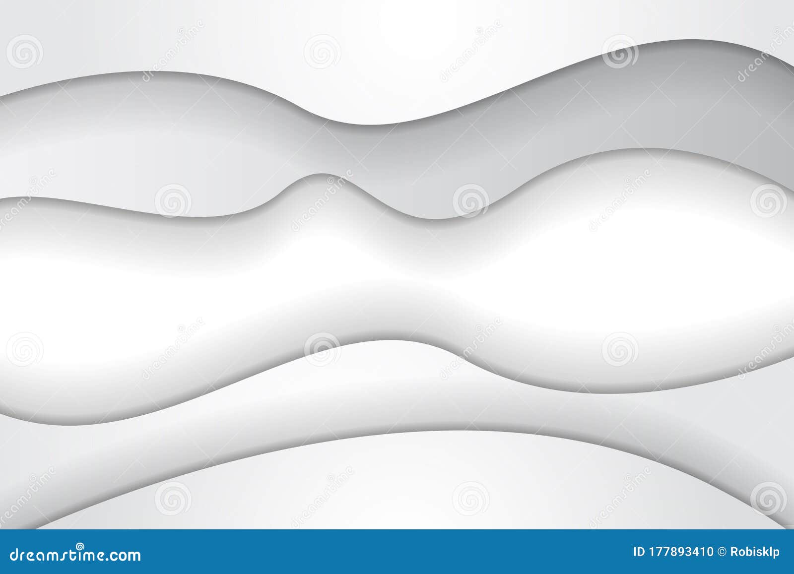 White Modern Fluid Background Composition Stock Vector - Illustration ...