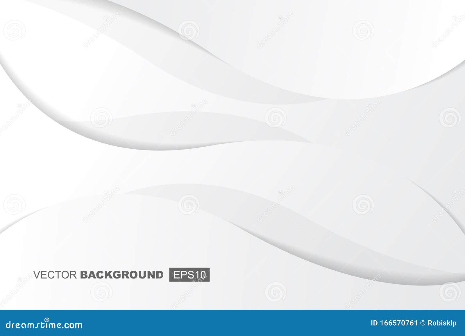 White Modern Fluid Background Composition Stock Vector - Illustration ...