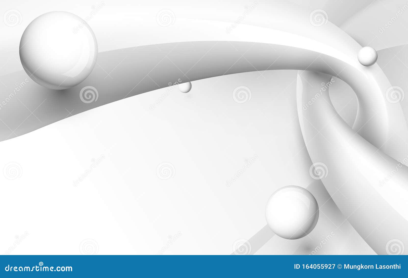 White Modern Geometric. Futuristic Technology Abstract Background Stock ...
