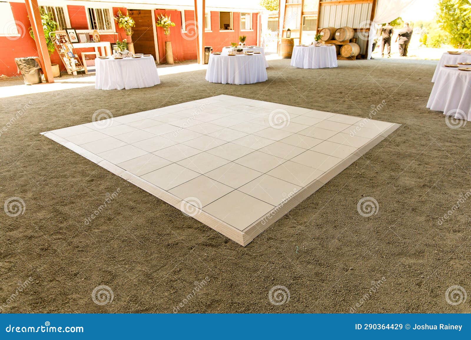 White Modular Wedding Dance Floor Stock Image - Image of dance, floor ...