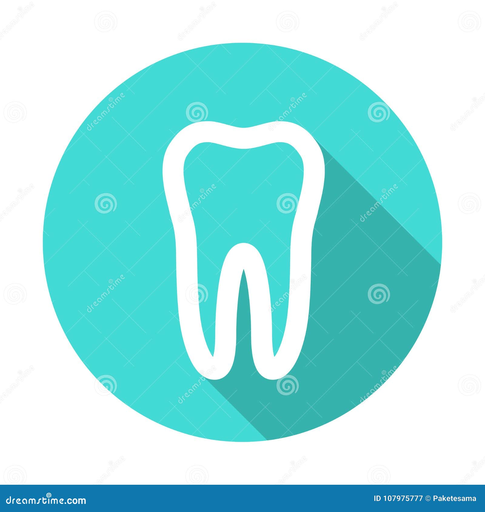 White Molar Tooth Poster Template Stock Vector - Illustration of mouth ...