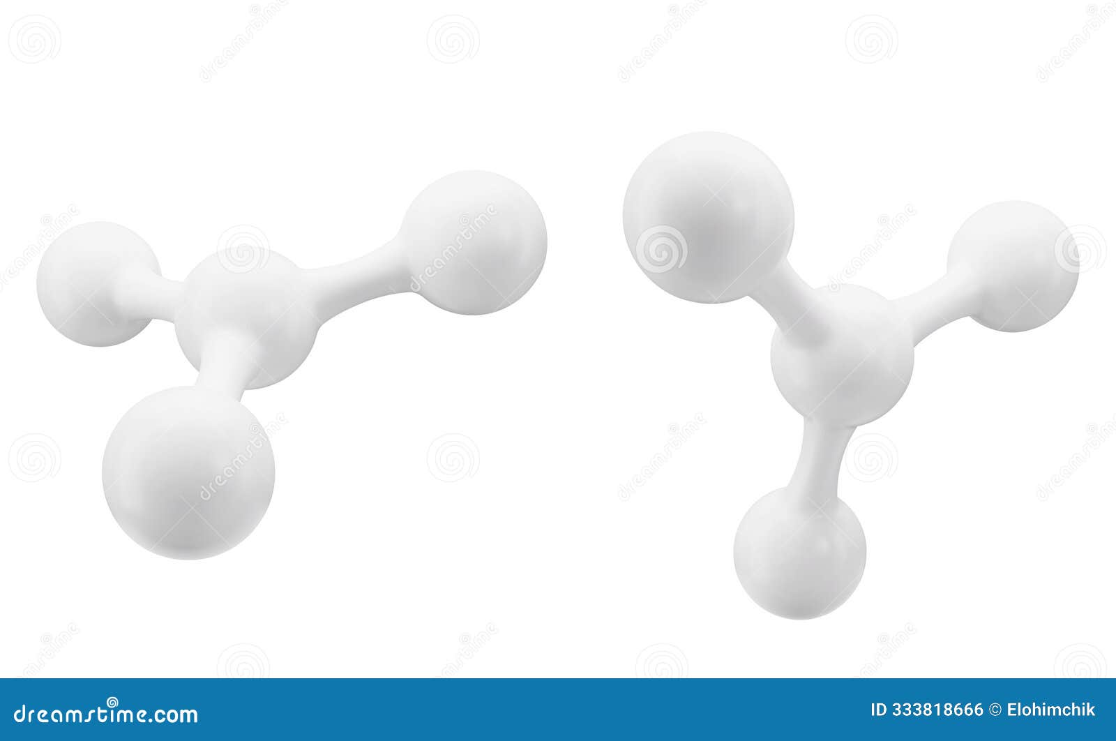 White Molecule or Atom, Abstract Clean Structure. Vector Illustration ...