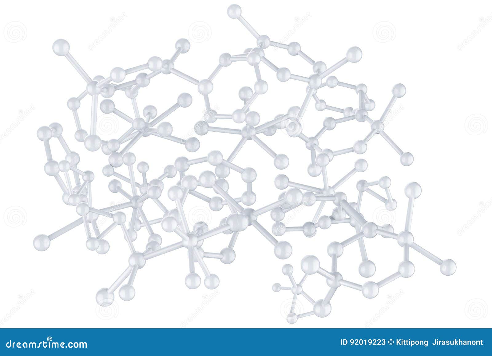 White molecule structure stock illustration. Illustration of white ...