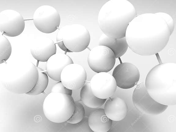 White molecule structure stock image. Image of structure - 79281827