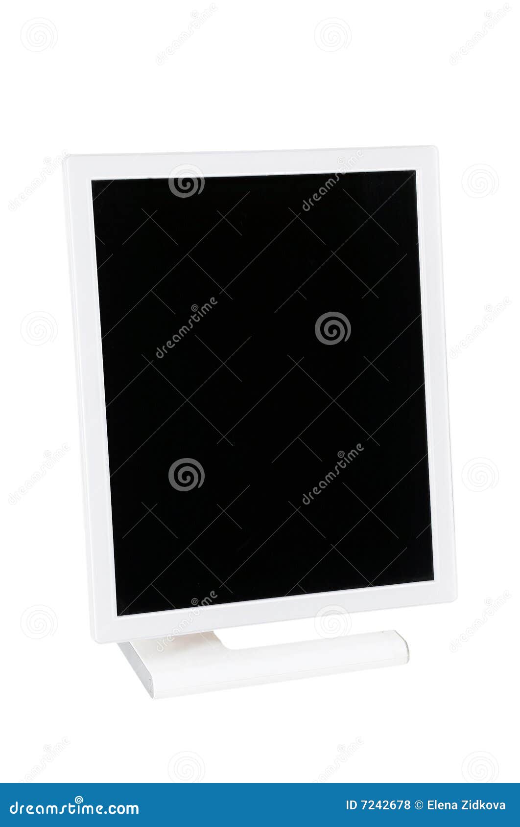 White monitor stock photo. Image of white, modern, computers - 7242678