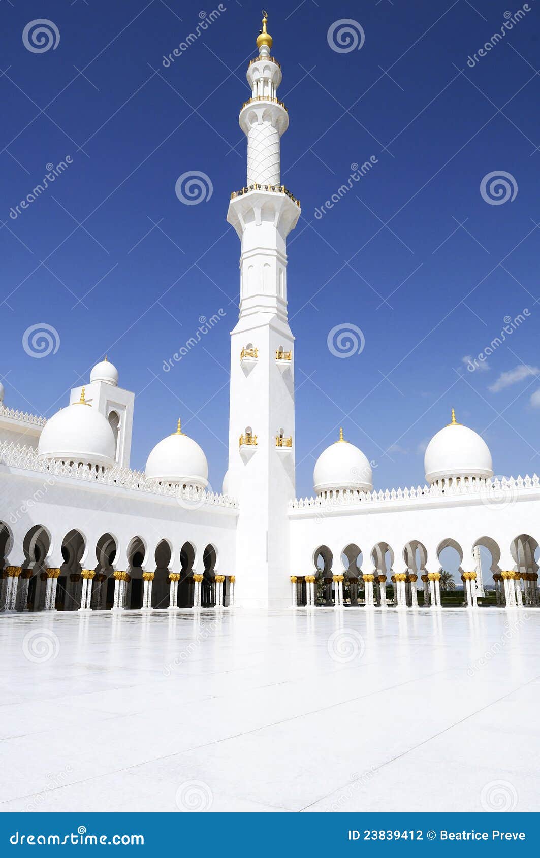 White Mosque stock photo. Image of asia, allah, muslim - 23839412