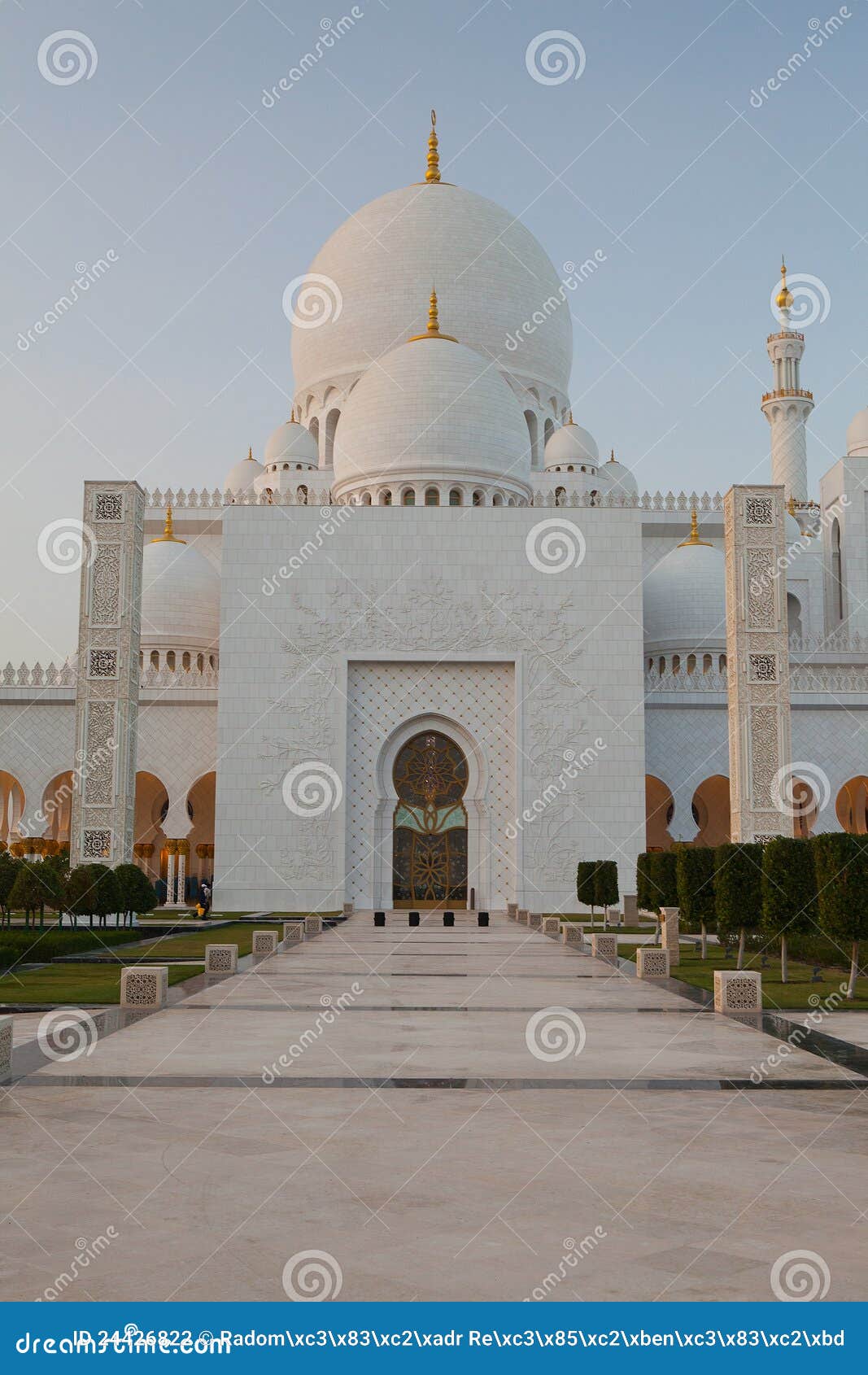 The white mosque stock photo. Image of tourist, building - 24426822