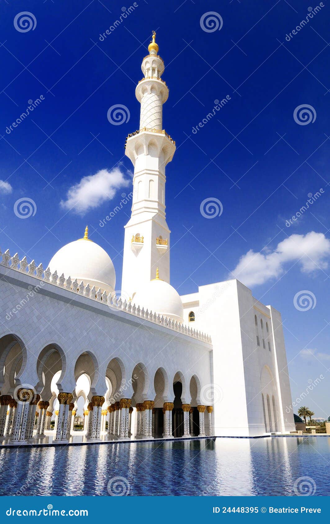 White Mosque stock image. Image of grand, flahza, orange - 24448395