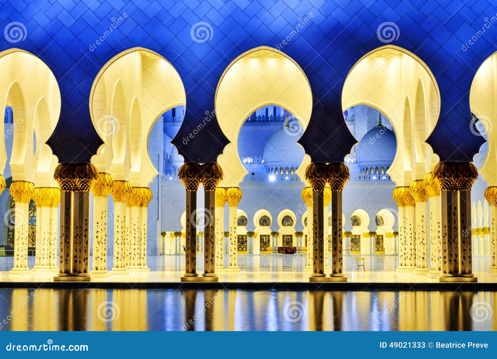 White Mosque stock image. Image of arabian, east, arab - 49021333