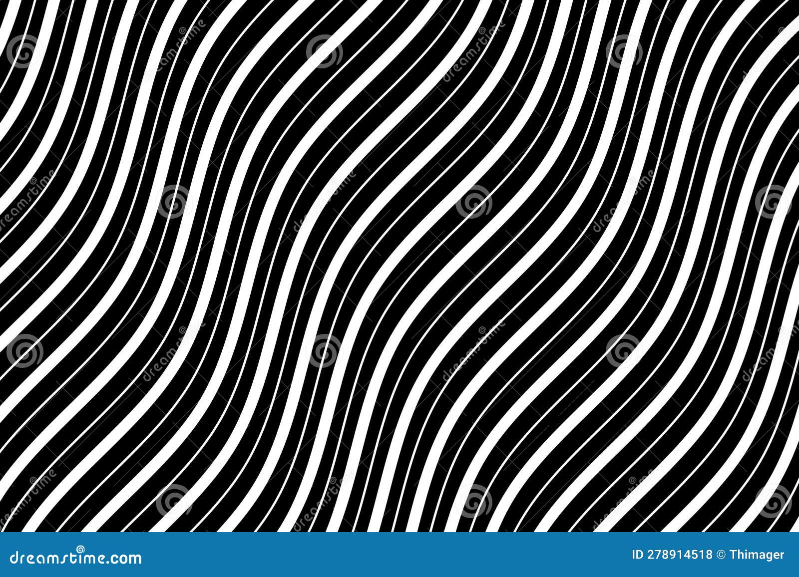 White Motion Water Wave Lines Art Fabric Pattern on Black Background ...