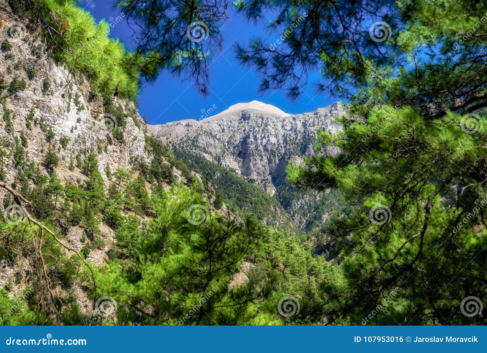 White Mountains on Crete Island Stock Photo - Image of samaria, lefki ...