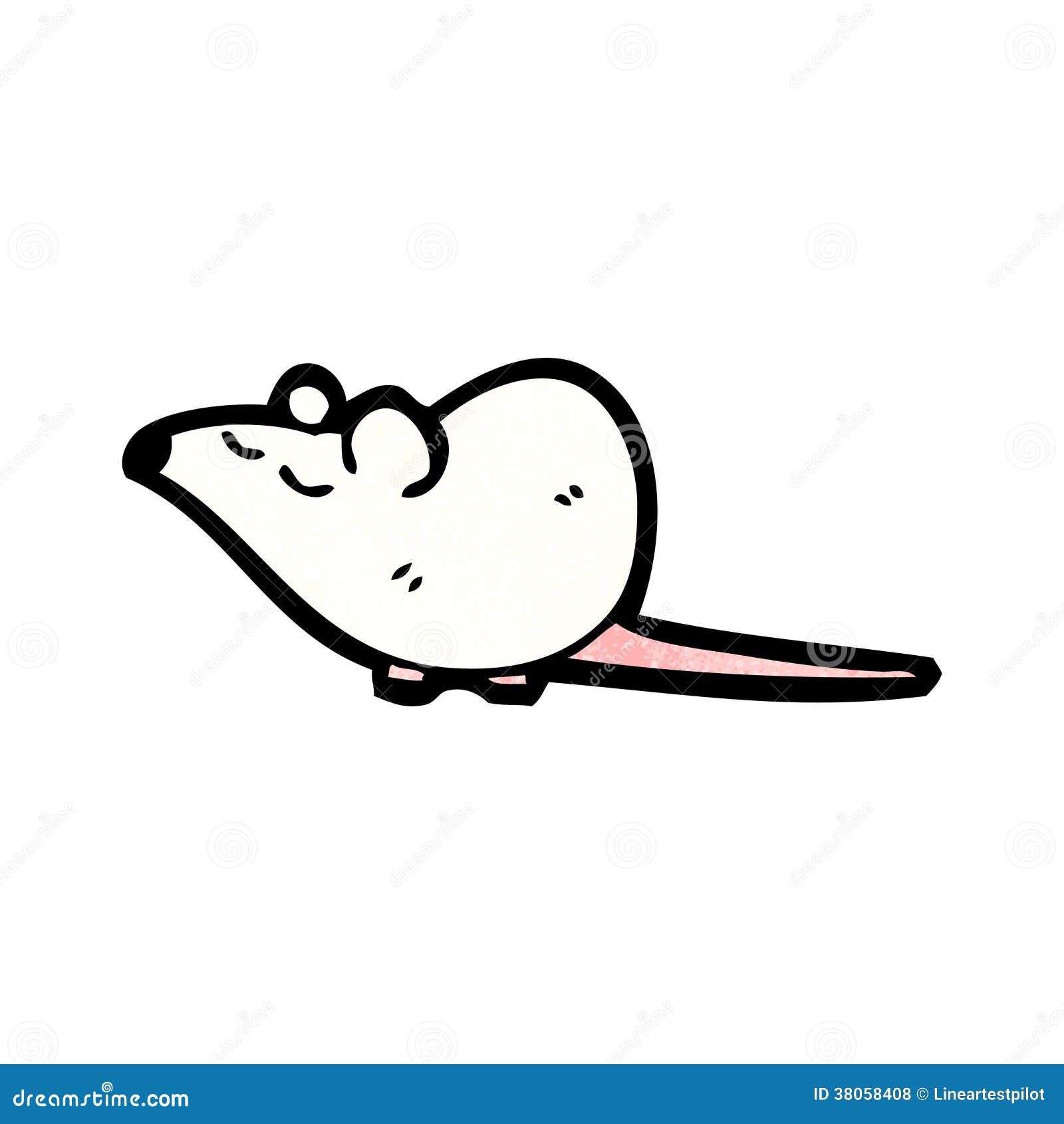 White mouse cartoon stock vector. Illustration of drawing - 38058408
