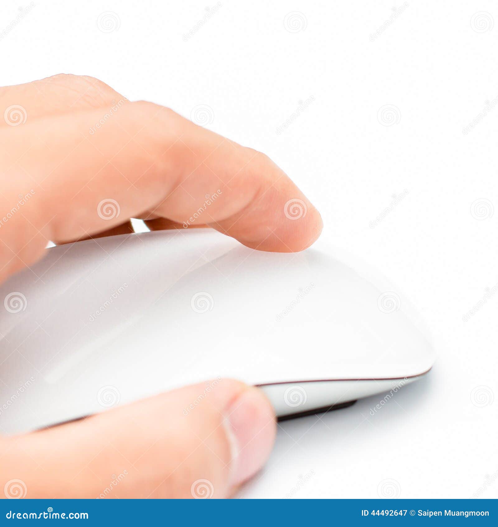 White mouse and hand stock image. Image of computer, closeup - 44492647