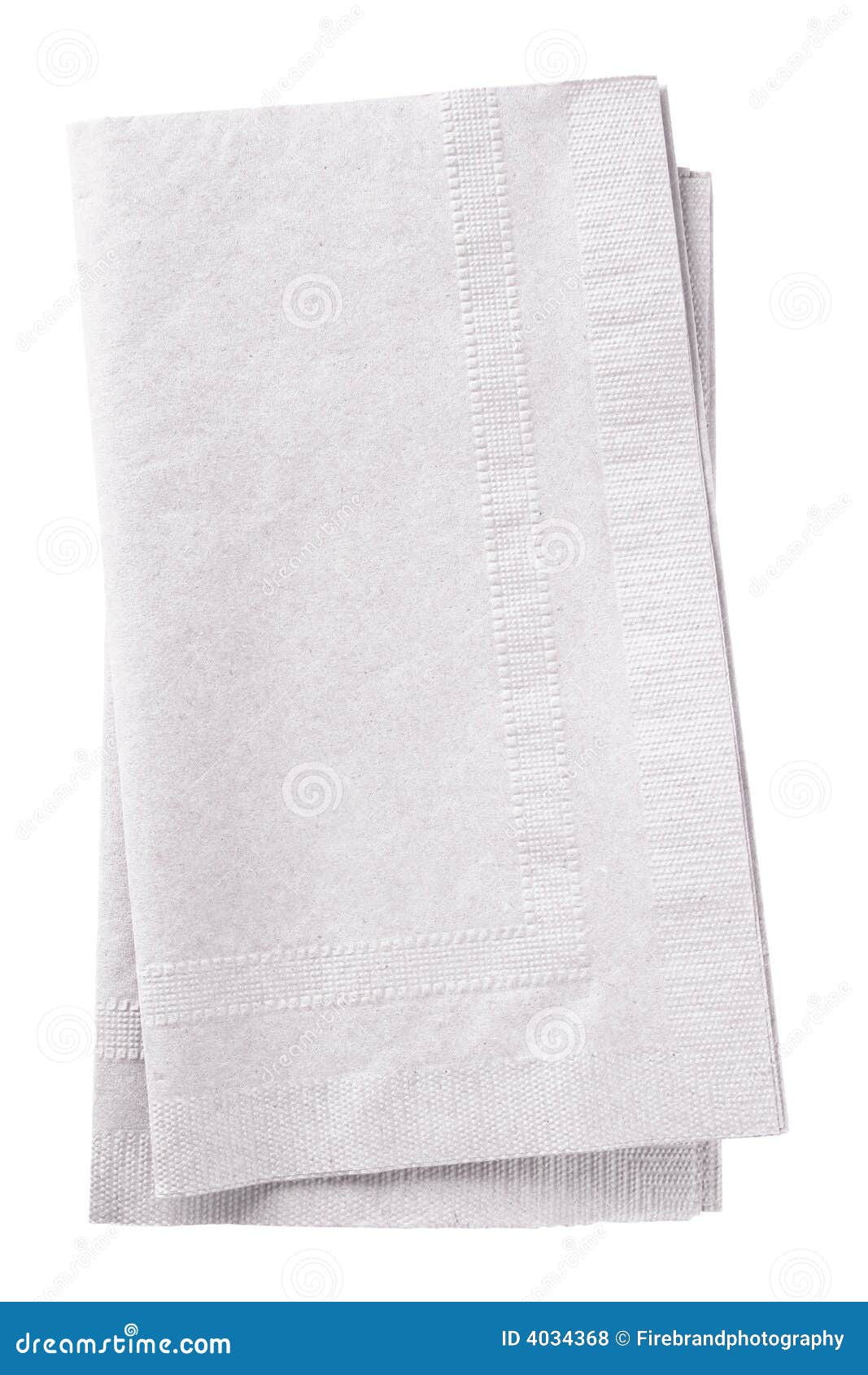 White napkins stock photo. Image of copy, isolated, room - 4034368
