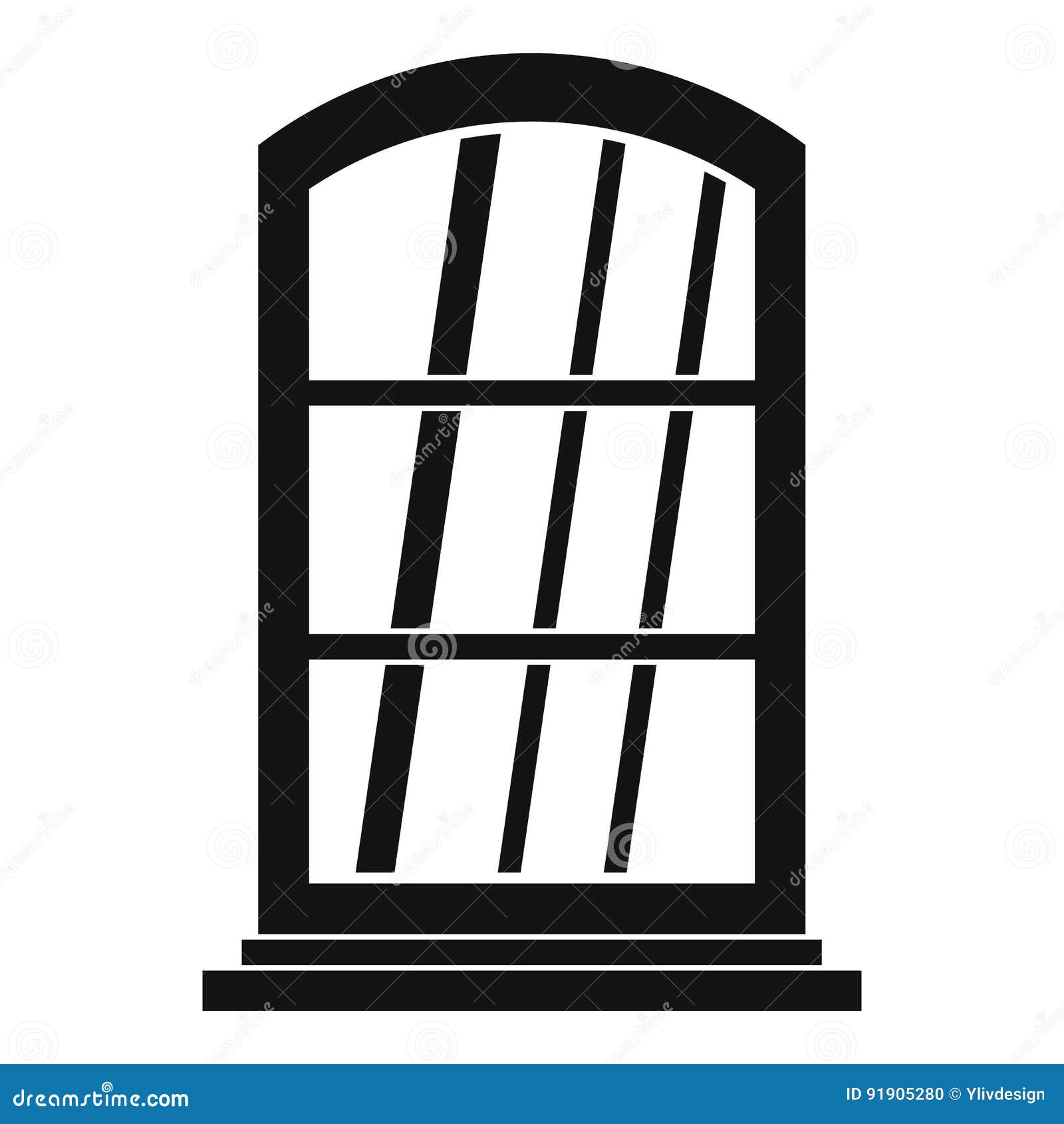 White Narrow Window Icon Simple Stock Illustrations – 47 White Narrow ...
