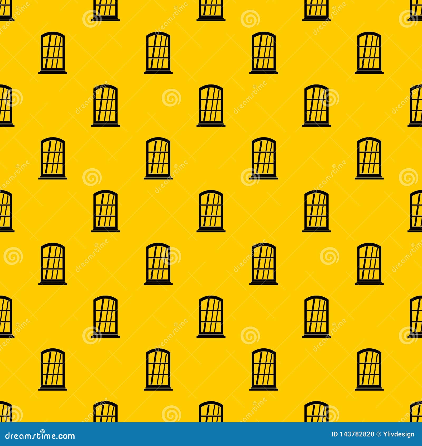 White Narrow Window Pattern Vector Stock Vector - Illustration of ...