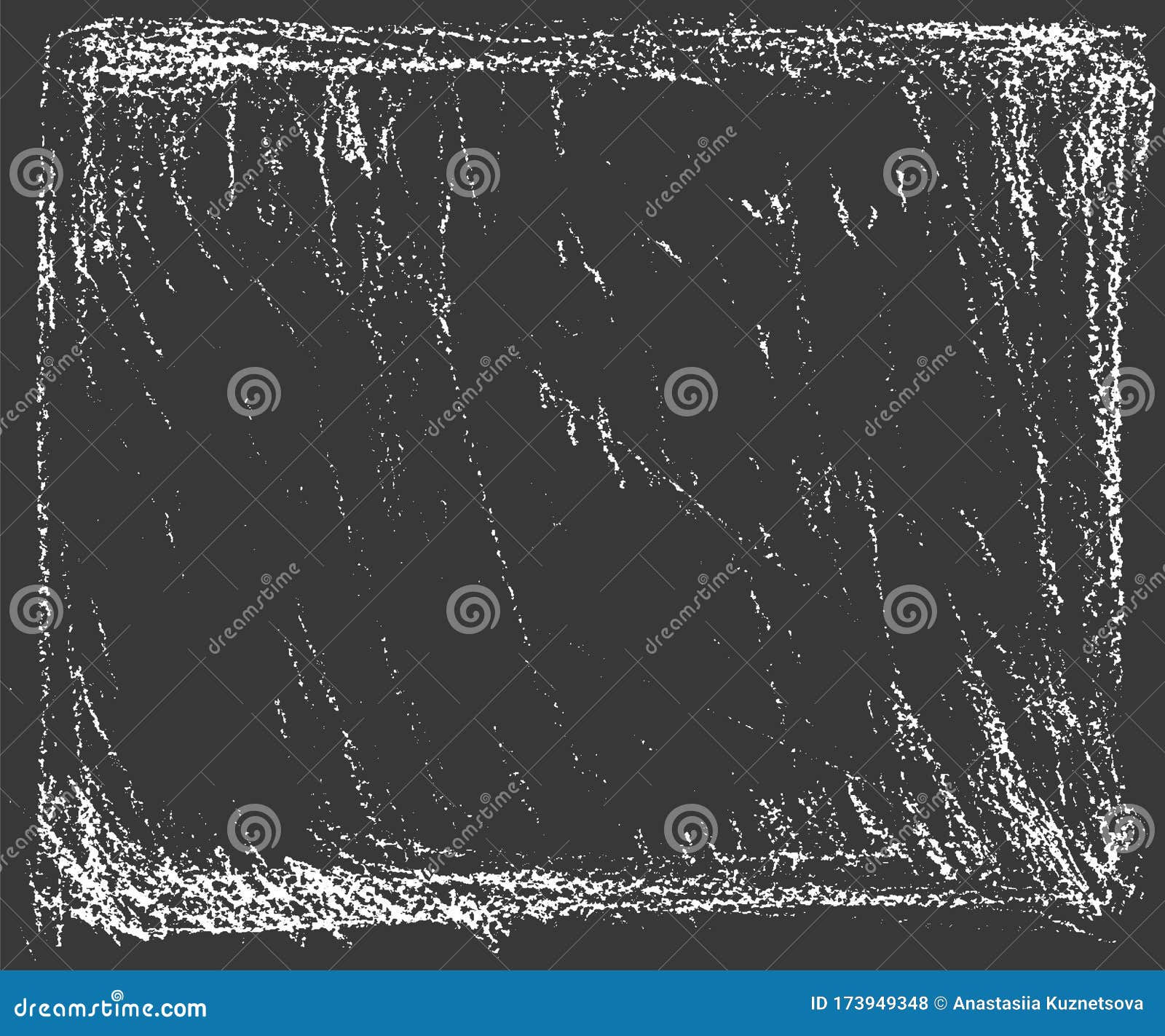 White Natural Chalk Texture on Dark Background Stock Vector ...